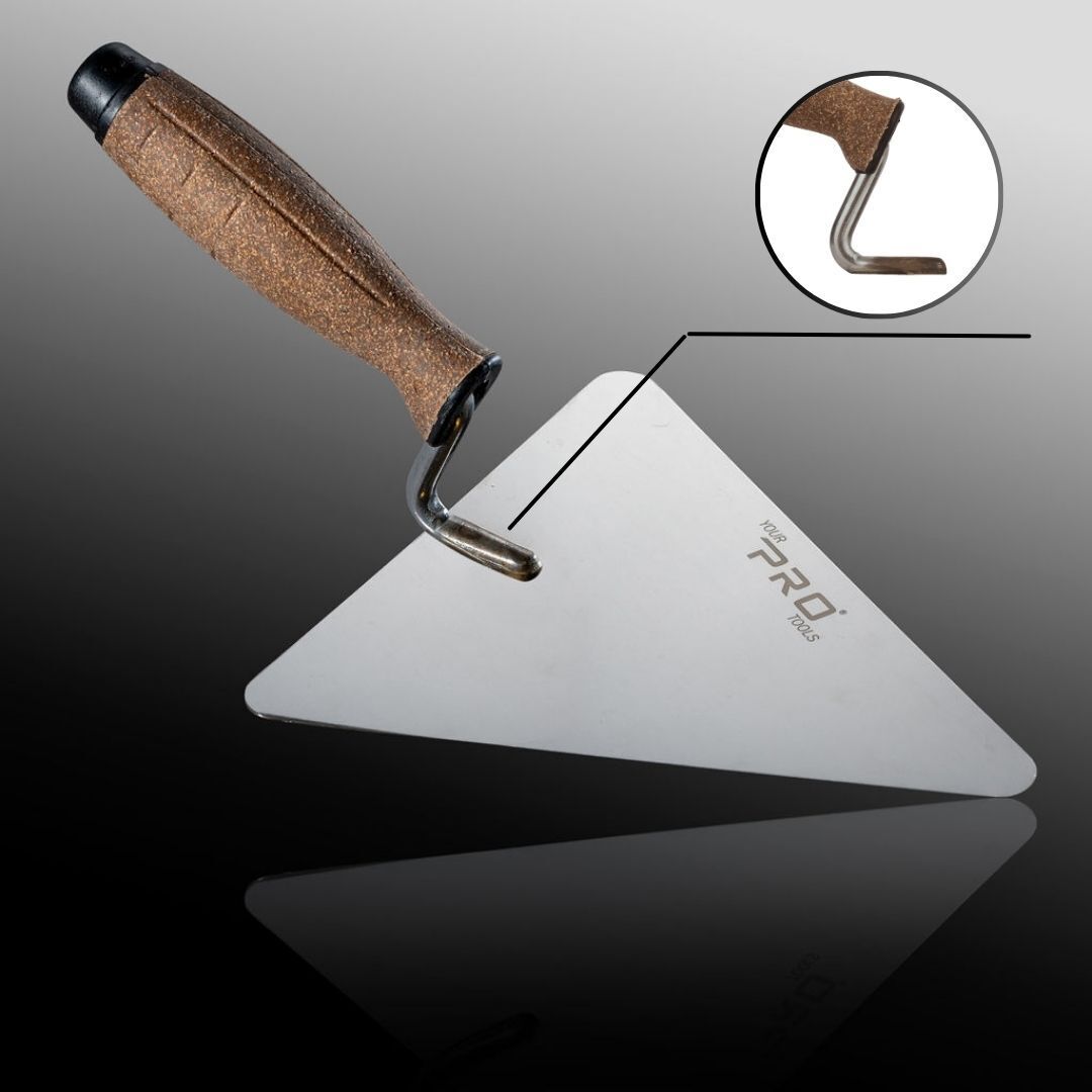 Durable YPT Triangular Stainless Steel Trowels for Masonry & Plastering